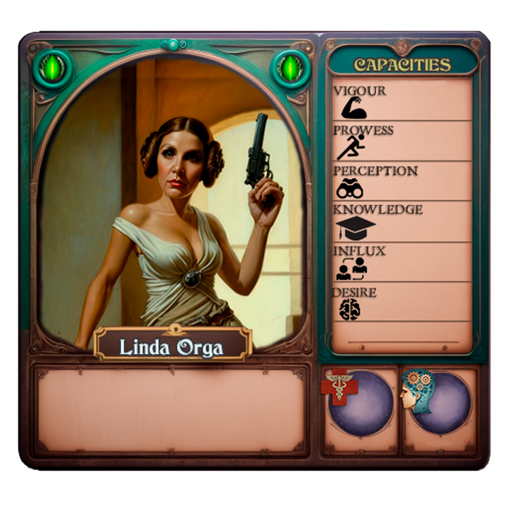 3D Printable LINDA ORGA by Falcata 3d